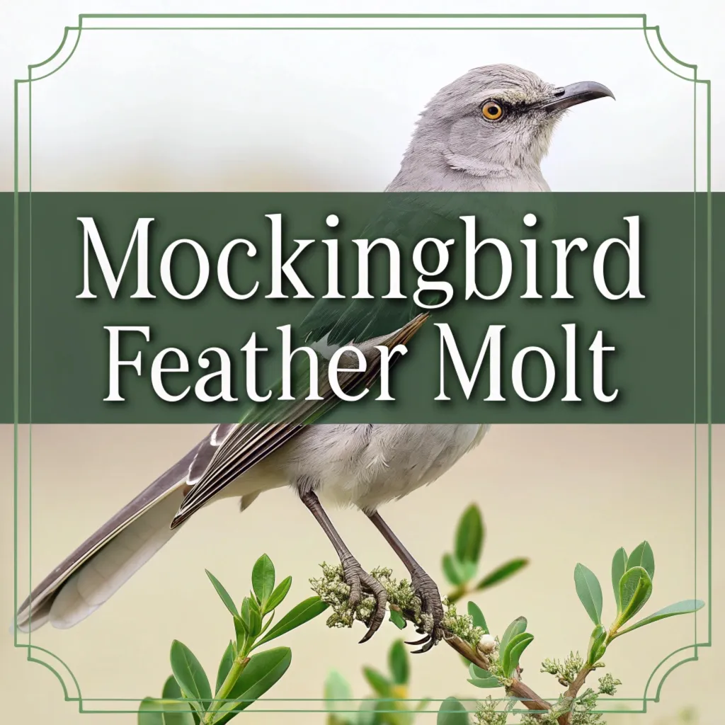 Mockingbird Feather Molt: Everything You Need to Know - Chirping Hearts