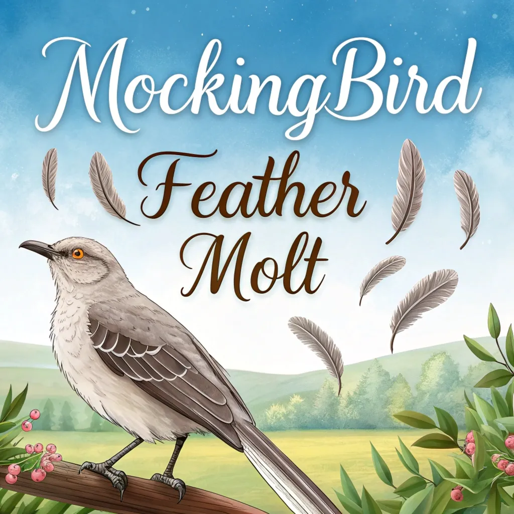 Mockingbird Feather Molt: Everything You Need to Know - Chirping Hearts