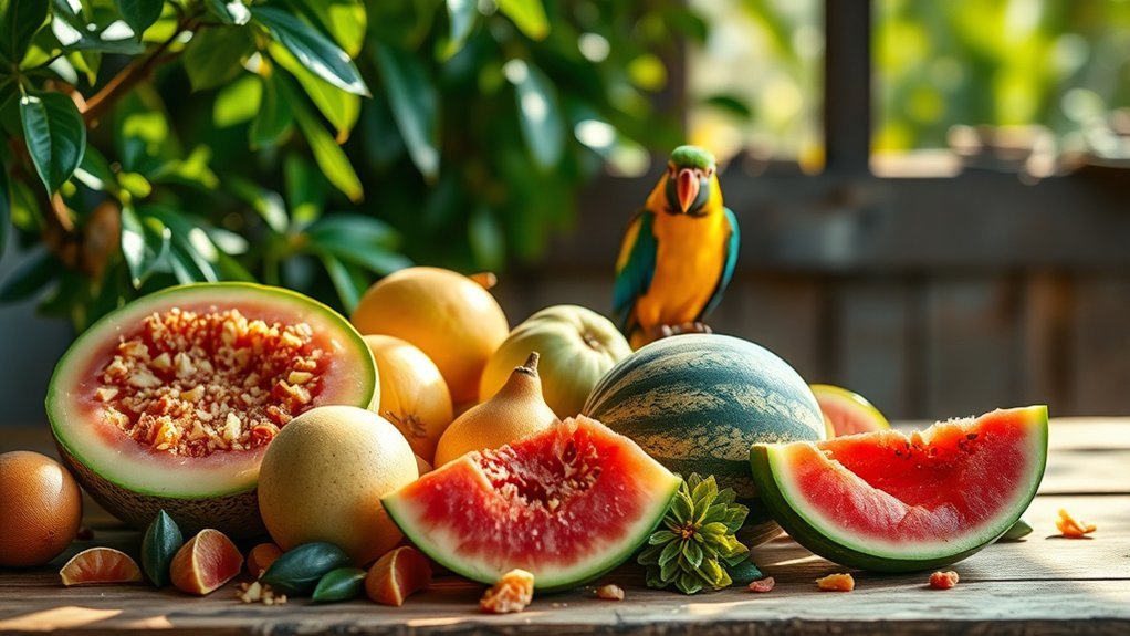 Can Birds Eat Melon? A Guide to This Hydrating Fruit - Chirping Hearts